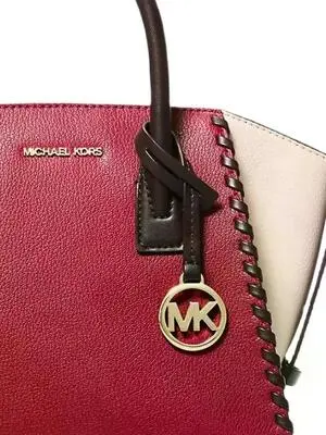 Michael Kors Leather Topzip Satchel