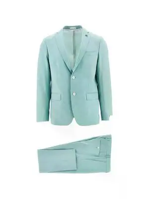 BRERAS MILANO Peak-lapel Wool Suit