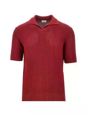 GALLIA Textured Polo
