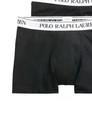 Polo Ralph Lauren Logo-waistband Boxers - Black