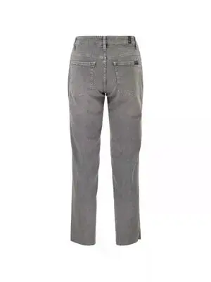7 For All Mankind Calie Straight-leg Jeans - Grey