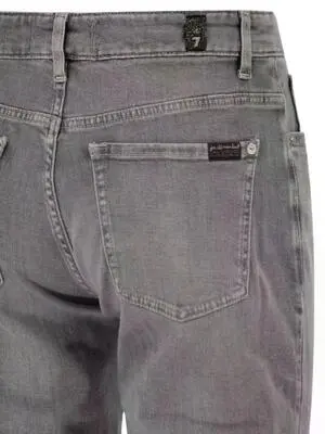 7 For All Mankind Calie Straight-leg Jeans - Grey