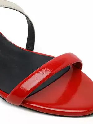 ANGEL ALARCON Slingback Round-toe Pumps - Red