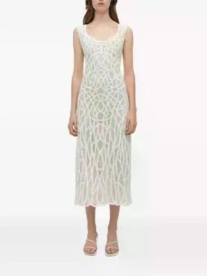 Simkhai Leonora Macramé Midi Dress