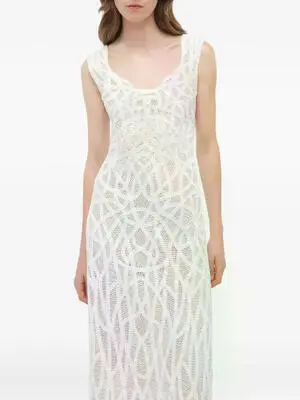 Simkhai Leonora Macramé Midi Dress