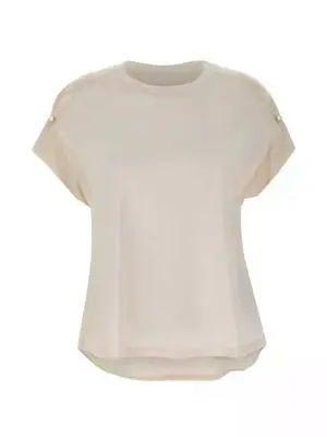 ELENA MIRÒ Jewel Detail T-Shirt