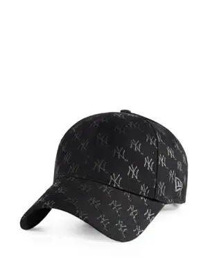 New Era Monogram Pattern Cap - Black