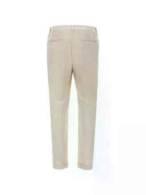 DEVORE INCIPIT Straight-leg Trousers - Neutrals