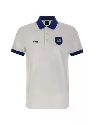BOSS Paddy Short-sleeve Polo Shirt - White