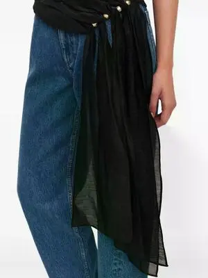 Aje Asymmetric Drape One-shoulder Top