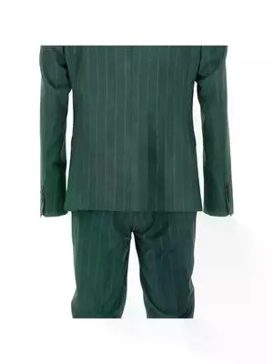 UNGARO Pinstripe Peak-lapel Suit - Green