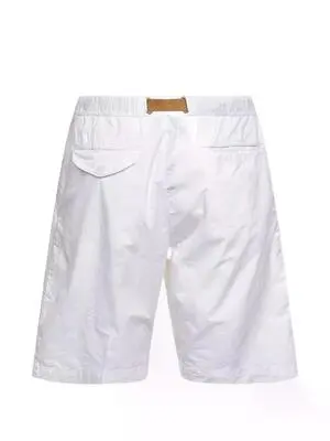 WHITE SAND Belted Shorts - White