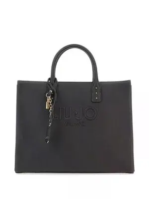 Liu Jo Embossed Logo Charm Tote Bag