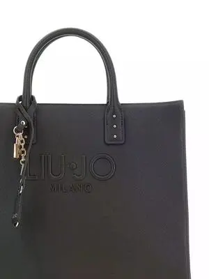 Liu Jo Embossed Logo Charm Tote Bag