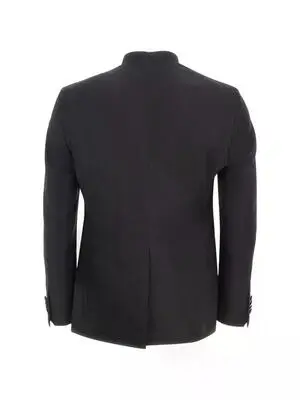 Tagliatore Double-breasted V-neck Blazer - Black