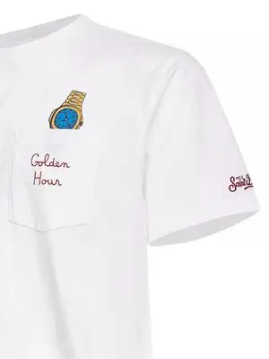 MC2 SAINT BARTH Embroidered T-shirt