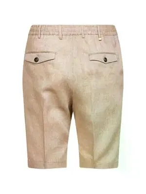 PT TORINO Pressed-crease Shorts - Neutrals