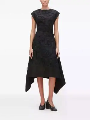 3.1 Phillip Lim Floral Asymmetrical Midi Dress