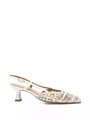 PEDRO MIRALLES Pointed-toe Mules - White