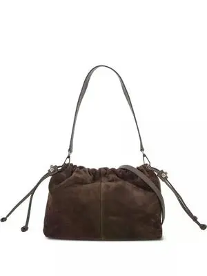 Strathberry Charlotte Drawstring Shoulder Bag - Brown