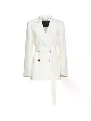 Kiton Double-breasted Belted Jacket