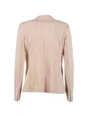 CIRCOLO 1901 Slim-fit Striped Blazer - Neutrals