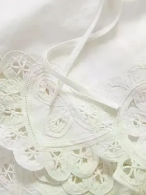 Veronica Beard Vivaldi Lace-trim Shorts - White