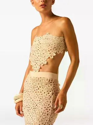 JBQ Ettie Beaded Macrame Top
