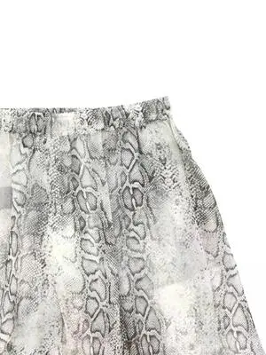 Federica Tosi Snakeskin-print Shorts
