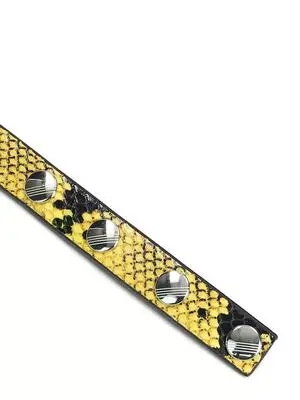 Attico Printed Belt With Press-button Closure