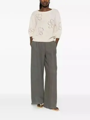 Hemisphere Floral Knit Sweater