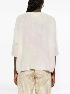 Hemisphere Bell-sleeve Cardigan - Neutrals