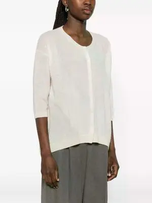 Hemisphere Buttoned Cardigan - Neutrals