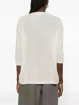 Hemisphere Buttoned Cardigan - Neutrals