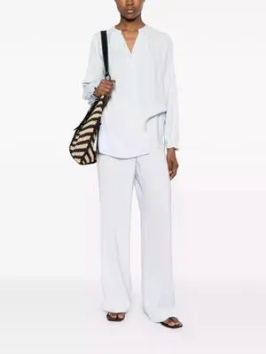 Hemisphere Ruched-detail Blouse