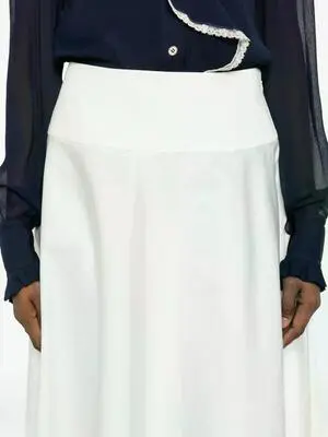 Hemisphere A-line Midi Skirt