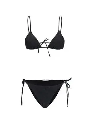 KRISTINA TI Floral Bikini - Black