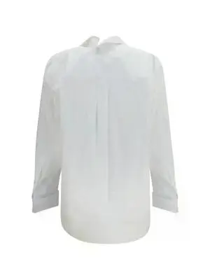 ALAINPAUL Elasticated-collar Shirt - White