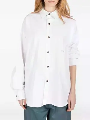SOCIETE ANONYME Buttoned Oversized Shirt - White