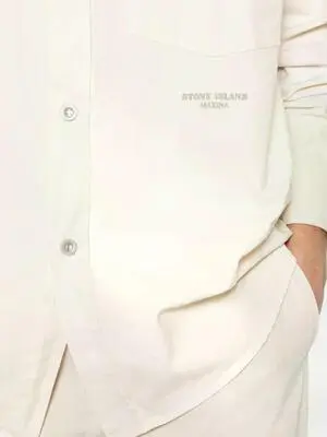 Stone Island Patch-pocket Shirt Jacket - Neutrals