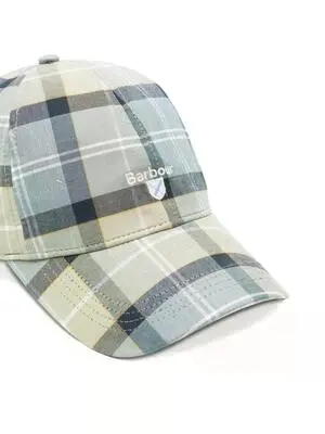 Barbour Tartan Baseball Cap - Blue