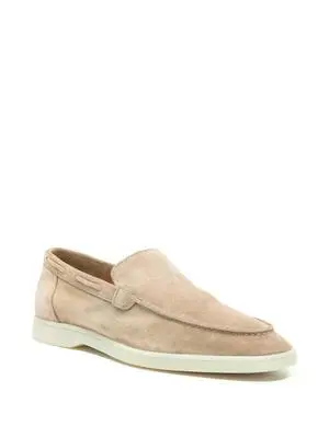 AURELIEN Suede Loafers - Neutrals