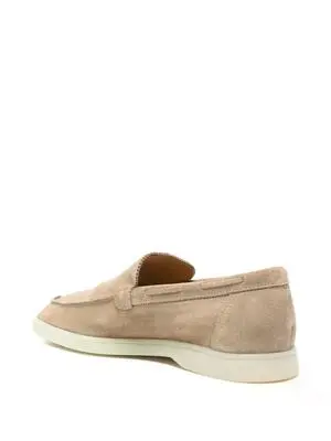 AURELIEN Suede Loafers - Neutrals