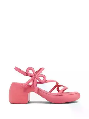Camper Thelma Twin Bow Detail Sandals - Pink