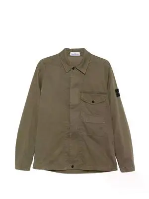 Stone Island Compass Logo-patch Shirt