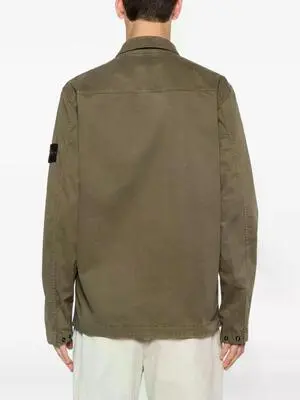 Stone Island Compass Logo-patch Shirt