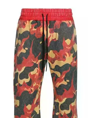 WHO DECIDES WAR Flame Camouflage Trousers