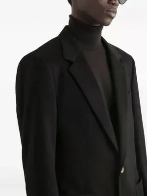 Dolce & Gabbana Single-breasted Portofino Cashmere Jacket - Black