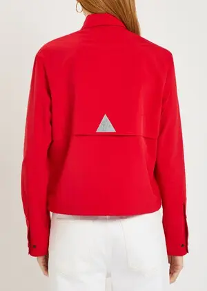 Moncler Logo-appliquéd Cropped Overshirt