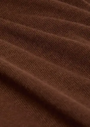 AKYN Ruched Fine-knit T-shirt